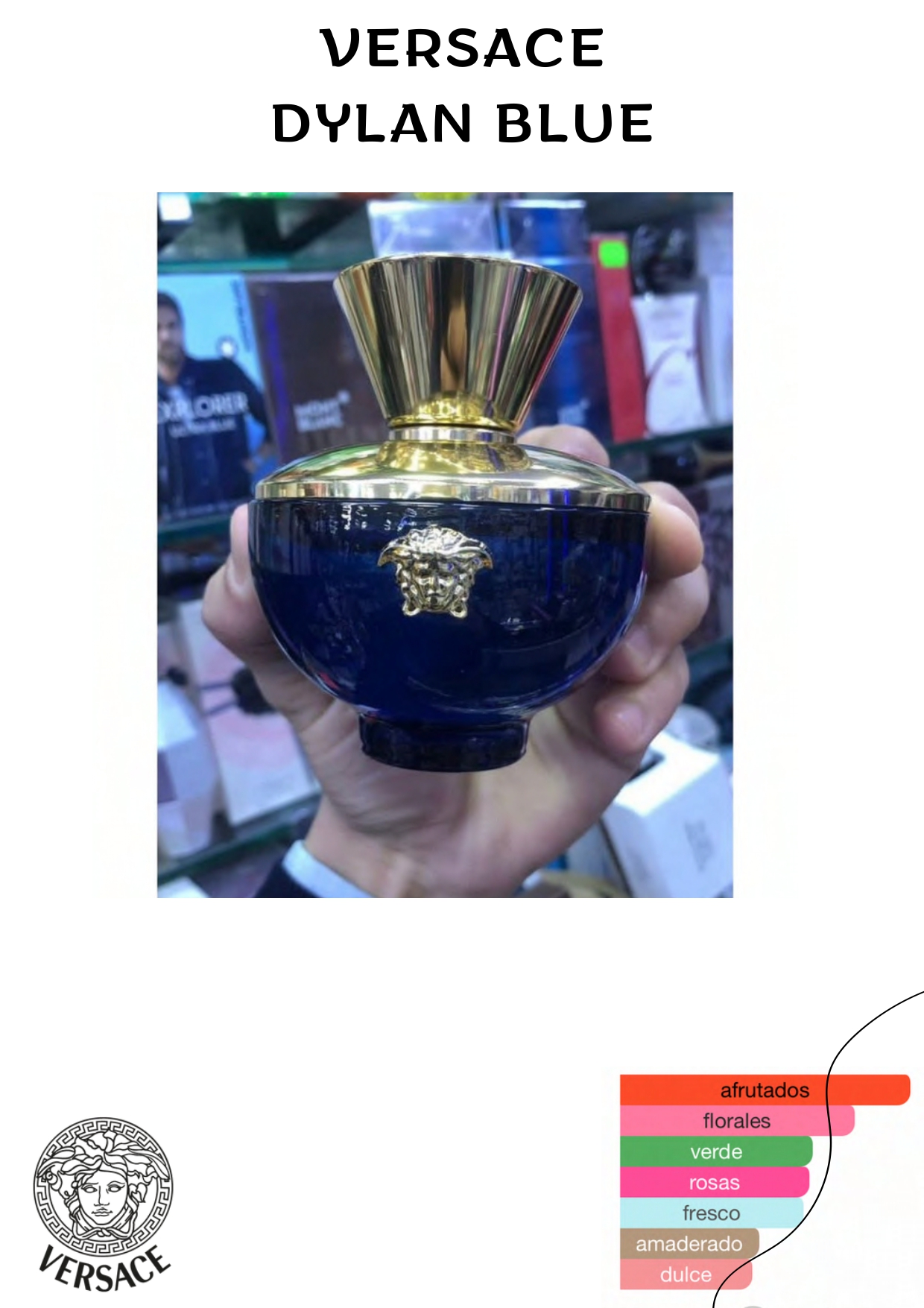 Versace Dylan Blue Fragancia masculina fresca y seductora - Robin store